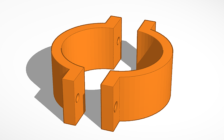 3D design clamp V1 - Tinkercad
