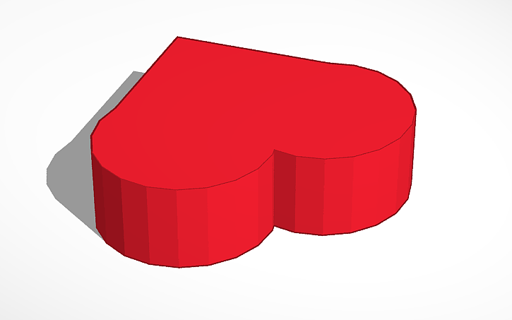 3D design Heart - Tinkercad