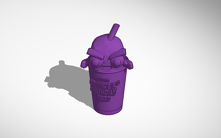 3D design Grimace Shake - Tinkercad