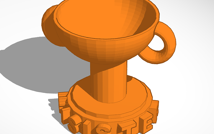 3D design Trophy - Tinkercad