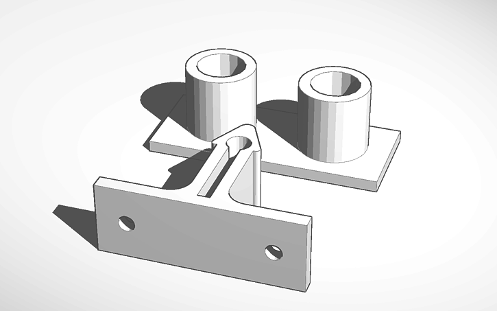 3D design Cupboard clasp v2 - Tinkercad