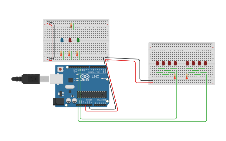 Circuit design Arduino UNO project - Tinkercad