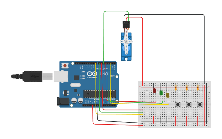 Circuit design ARDUINO Y COMUNICACIÓN POR SHIELD ETHERNET - Tinkercad