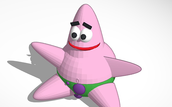 3D design Patrick - Tinkercad