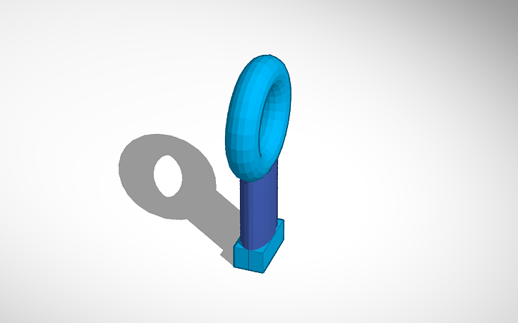 3D design Hook - Tinkercad