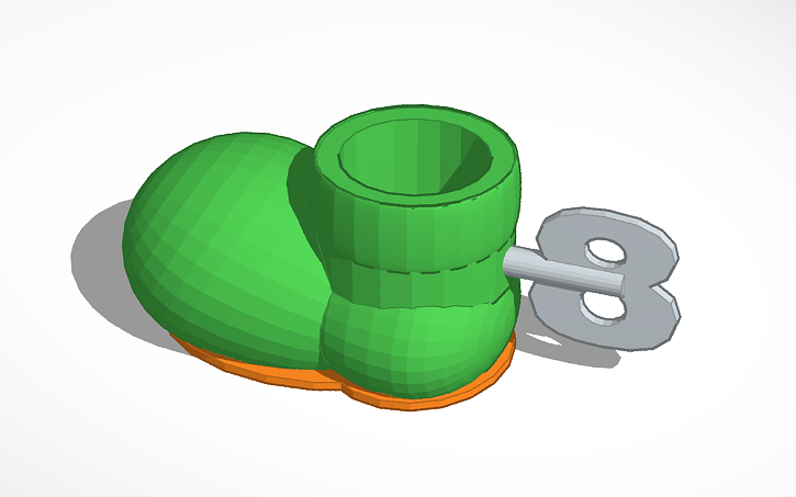 3D design Goomba's Shoe Planter - Tinkercad