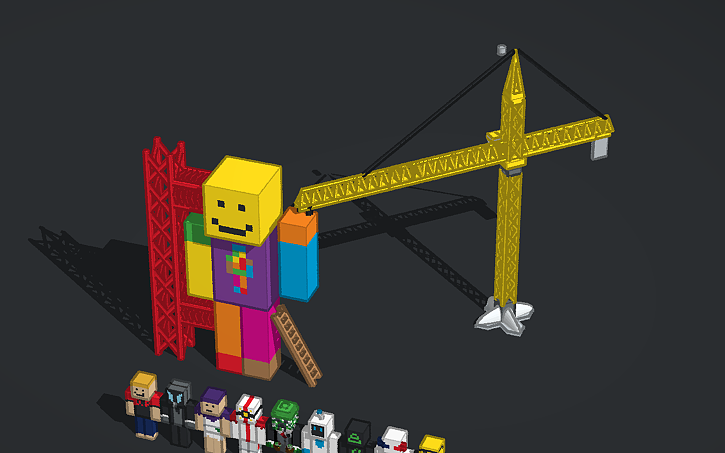 3D design Skin creator company - Tinkercad