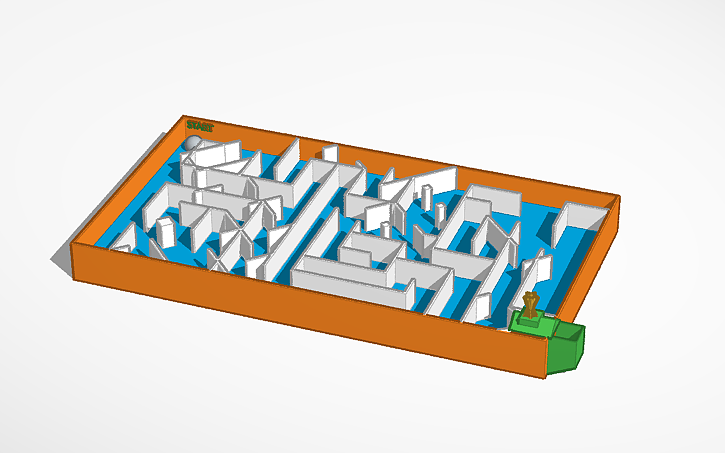 3D design Marball's Way Back Home - Marble Maze - Tinkercad