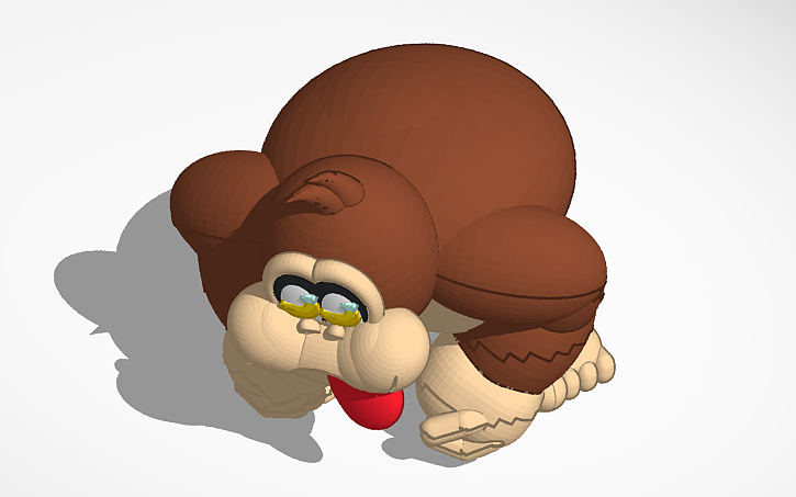 3D design Donkey Kong (Sim Lab) - Tinkercad
