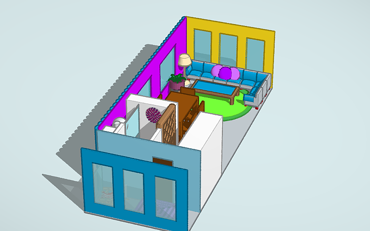 3D design Copy of Interior Design Challenge - Tinkercad