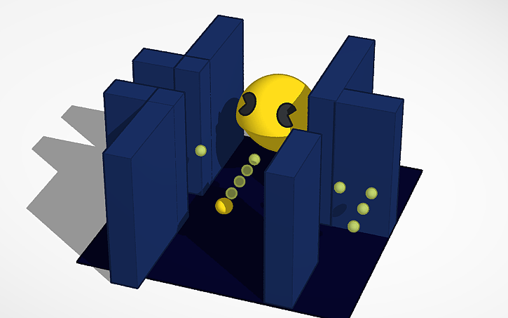 3D design pac-man - Tinkercad
