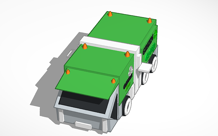 3D design Garbage Truck For STEM - Tinkercad