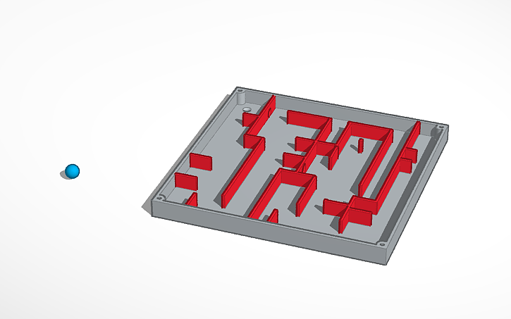 3D design Maze - Tinkercad