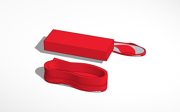 3D design Shoe soul - Tinkercad