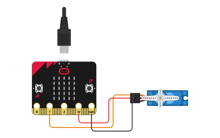 Circuit design microbit - Tinkercad