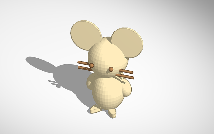 3D design Rat - Tinkercad