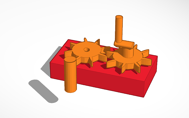 3D design gears - Tinkercad