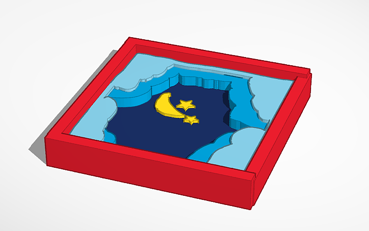3D design paper art - Tinkercad