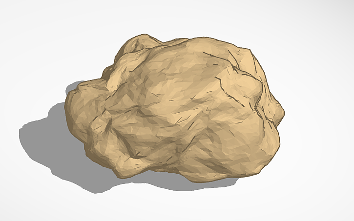3D design Another boulder - Tinkercad