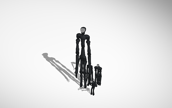 3D design Articulated titan smiler - Tinkercad