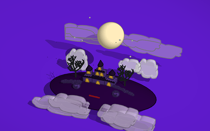 3D design 1-Oct - Haunted House - Tinkercad