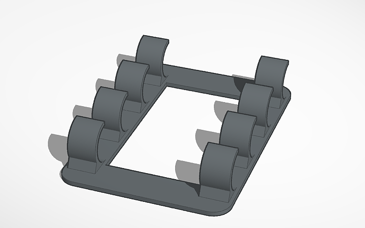3D design marker holder - Tinkercad
