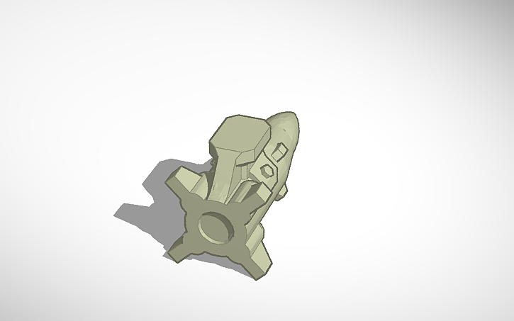 3D design Ork small missile - Tinkercad