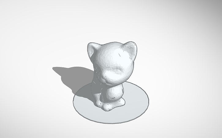 3D design Kitten - Tinkercad