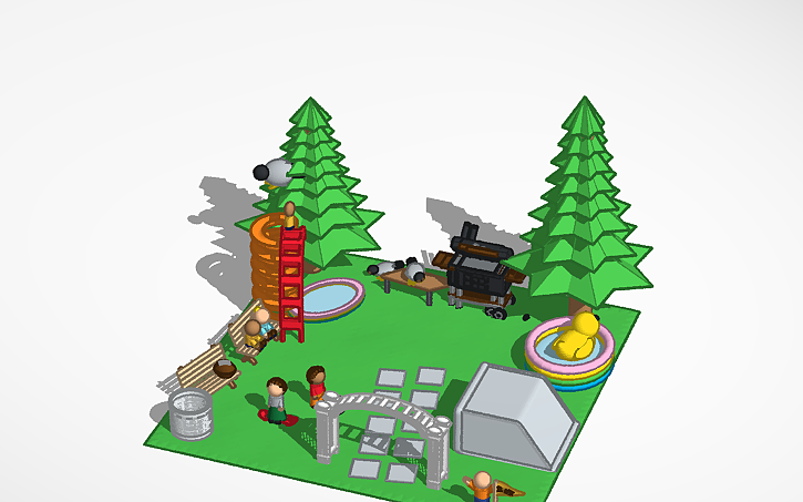 3D design Copy of Parks - Tinkercad
