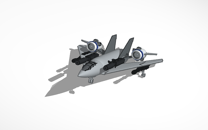 3D design Jet - Tinkercad
