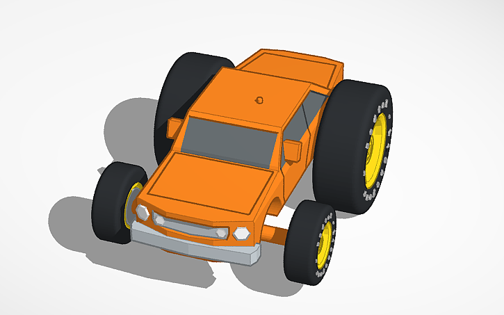 3D design UPDATED Drivable KRAZEE WHEELS car (WASD to move) - Tinkercad