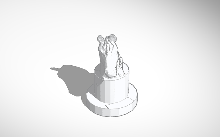 3D design Pferd schachfigur - Tinkercad
