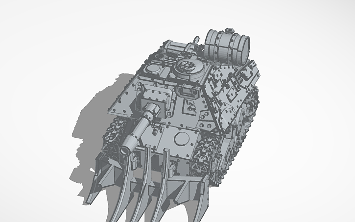 3D design Scrapt Tankhunter (Orks) - Tinkercad