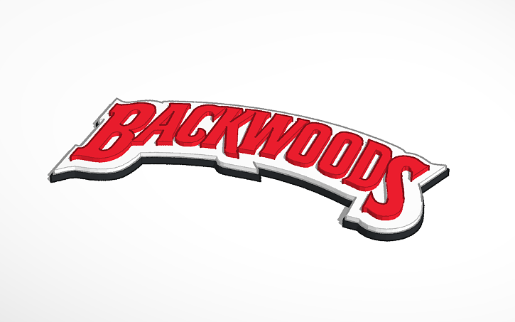 3D design Backwoods Logo - Tinkercad