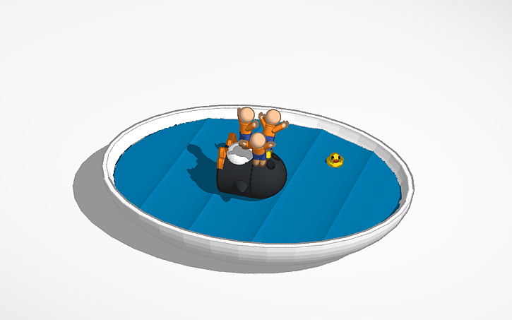 3D design Peter boat (boat) - Tinkercad