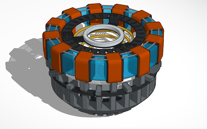 3D design Arc Reactor - Tinkercad
