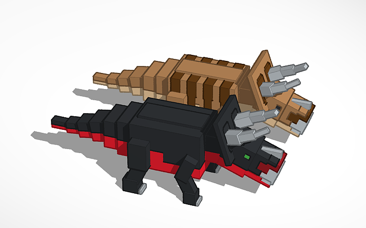 3D design Triceratops - Tinkercad