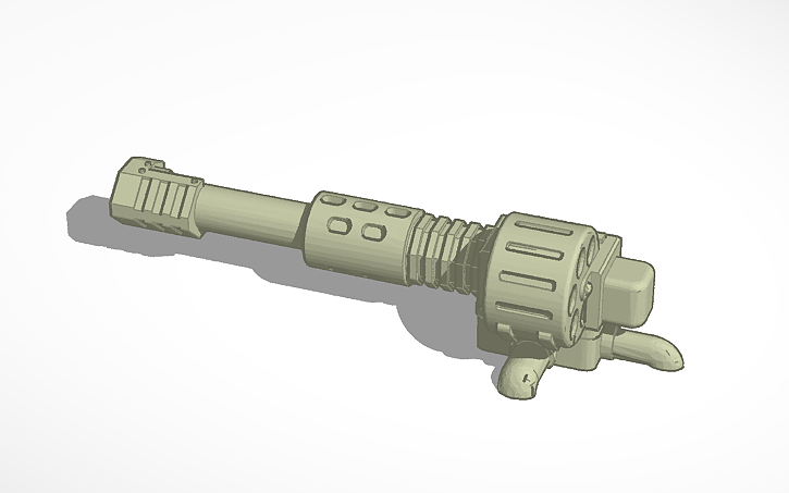 3D design Ork Big dakka launcher - Tinkercad