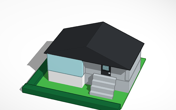 3D design Mansion House - Tinkercad