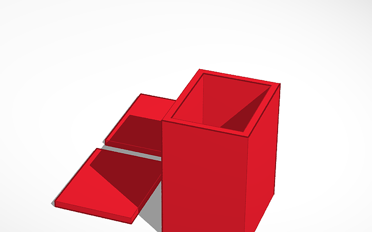 3D design reservoir - Tinkercad