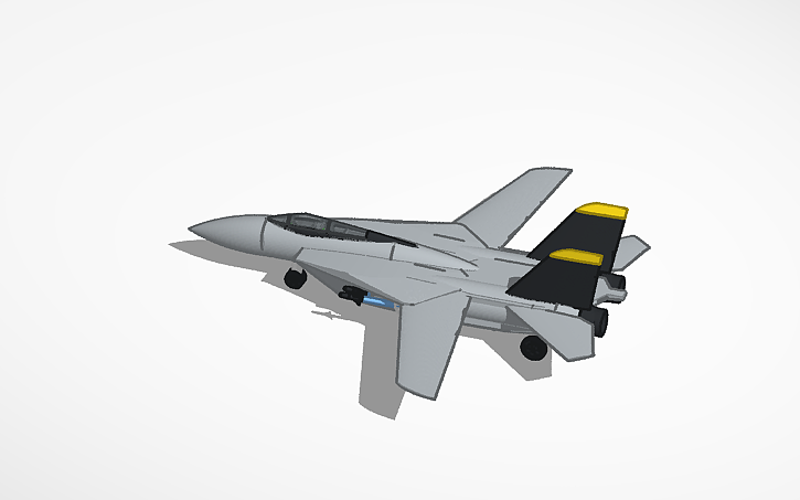 3D design F-14 Tomcat - Tinkercad