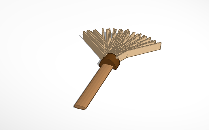 3D design Broom - Tinkercad