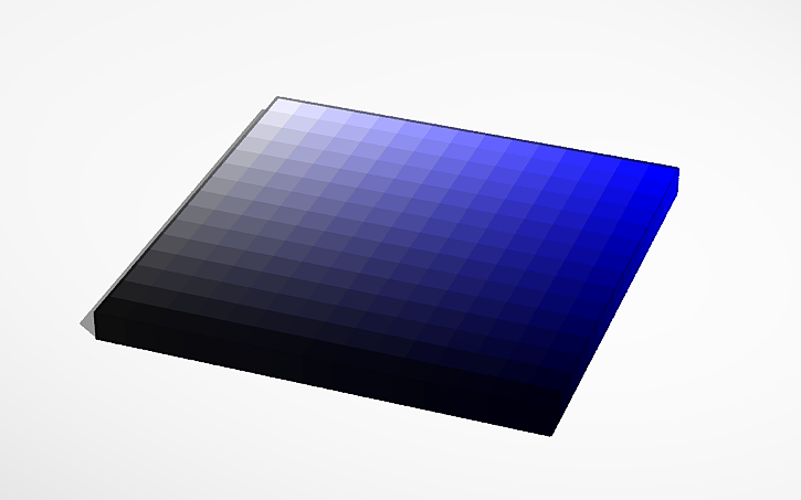 3D design Complete blue gradient - Tinkercad