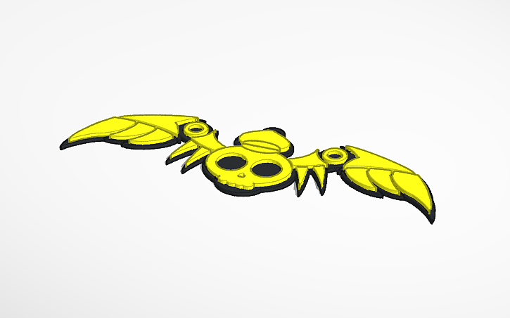 3D design Murder Drones N Pilot Badge Keychain - Tinkercad