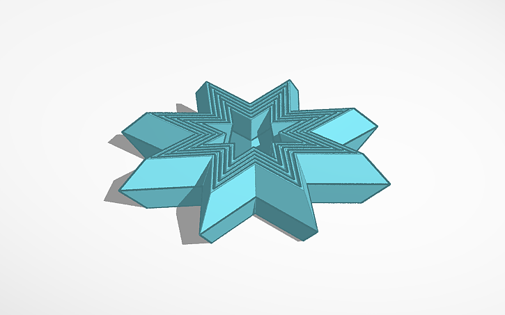 3D design star - Tinkercad
