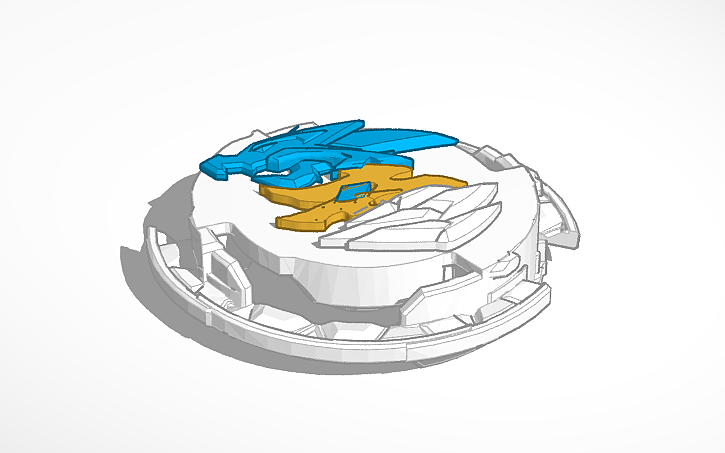 3D design Gambit Dragon D8 QuadStrike - Tinkercad