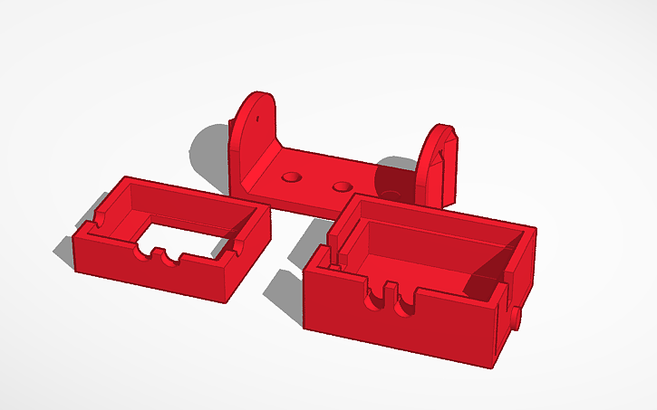 3D design PIR Enclosure Mount - Tinkercad