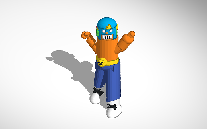 3D design el primo brawl stars (orginal) - Tinkercad