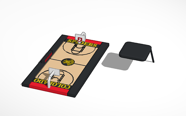3D design Basketball Court - Tinkercad