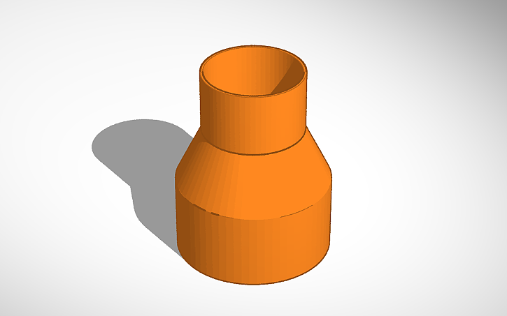 3D design Dust Collection Adapter - Tinkercad
